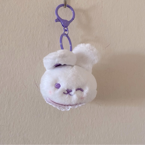 Accessories | Kawaii Small Stuffed Bunny Keychain | Poshmark